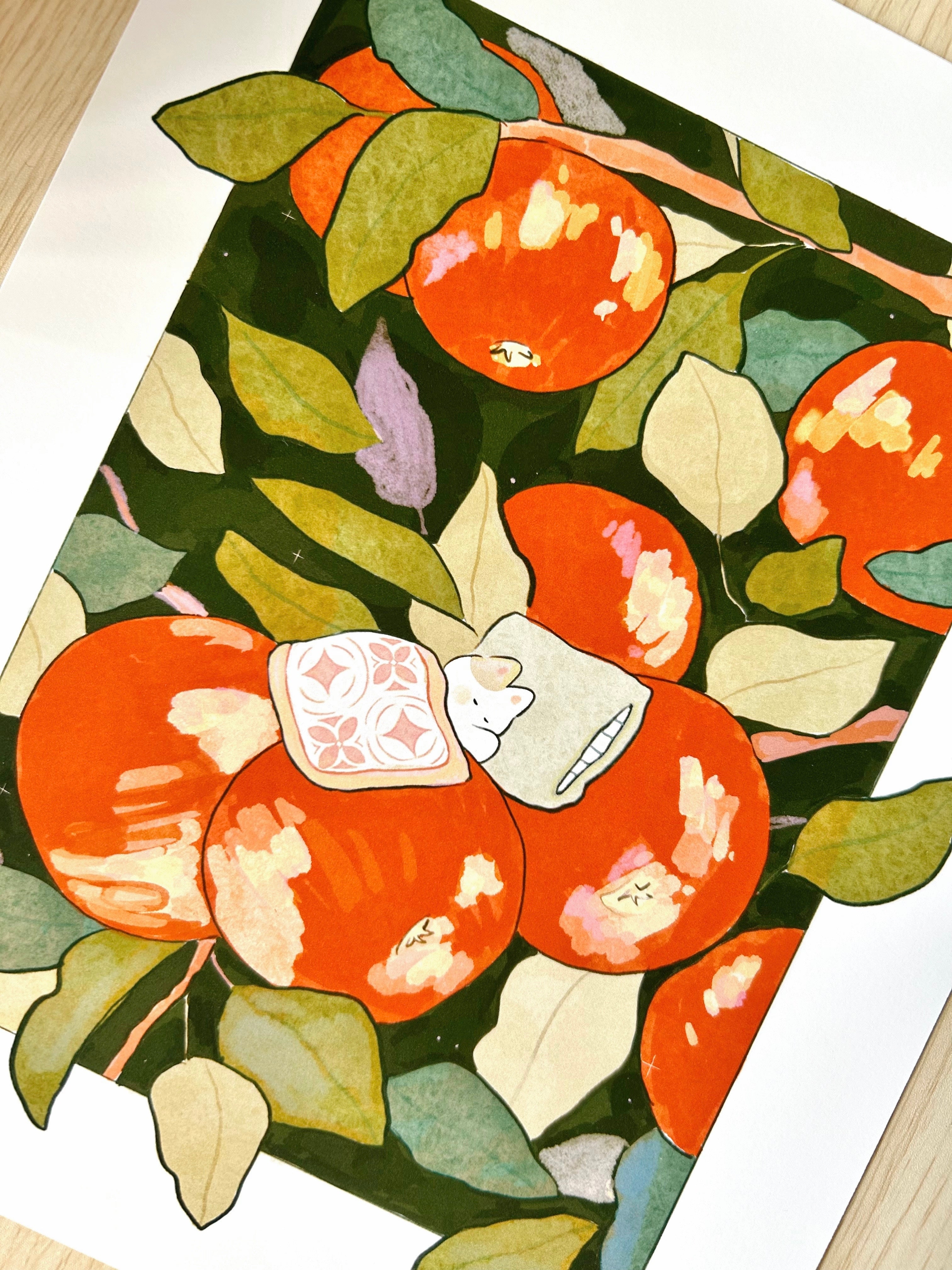 Sweet Red Apples Print – Chocolett